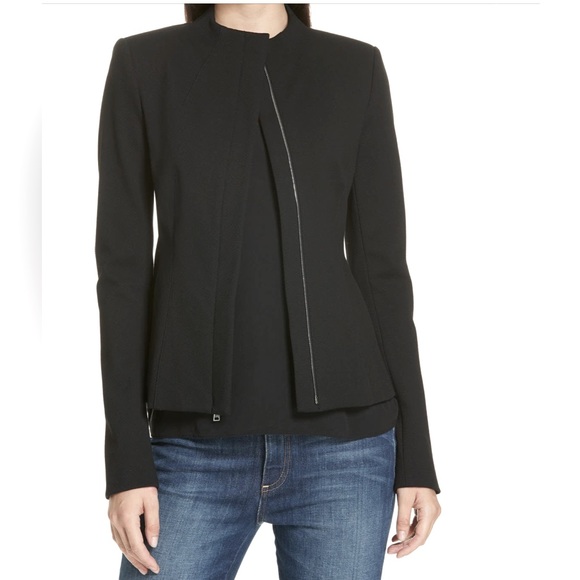 Theory | Jackets & Coats | Theory Women Sculpted Knit Jacket Twill In ...